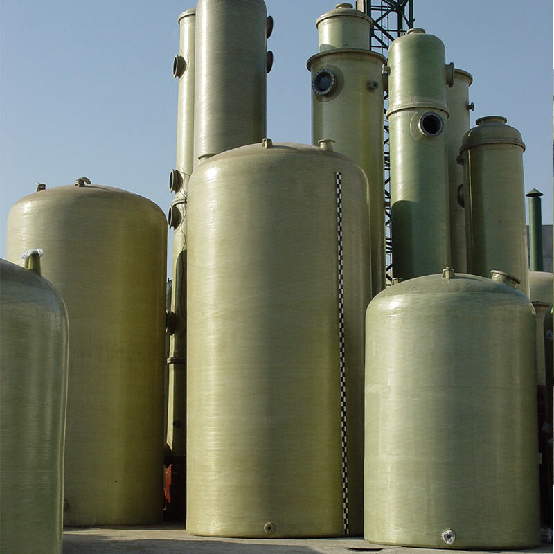 Vertical FRP Tank with 1000L Capacity